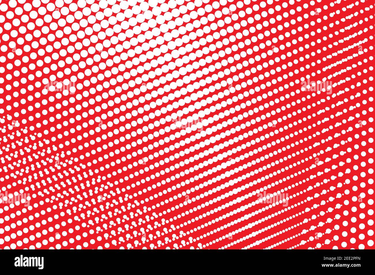 Pop art colorful comics book magazine cover. Polka dots red and white ...