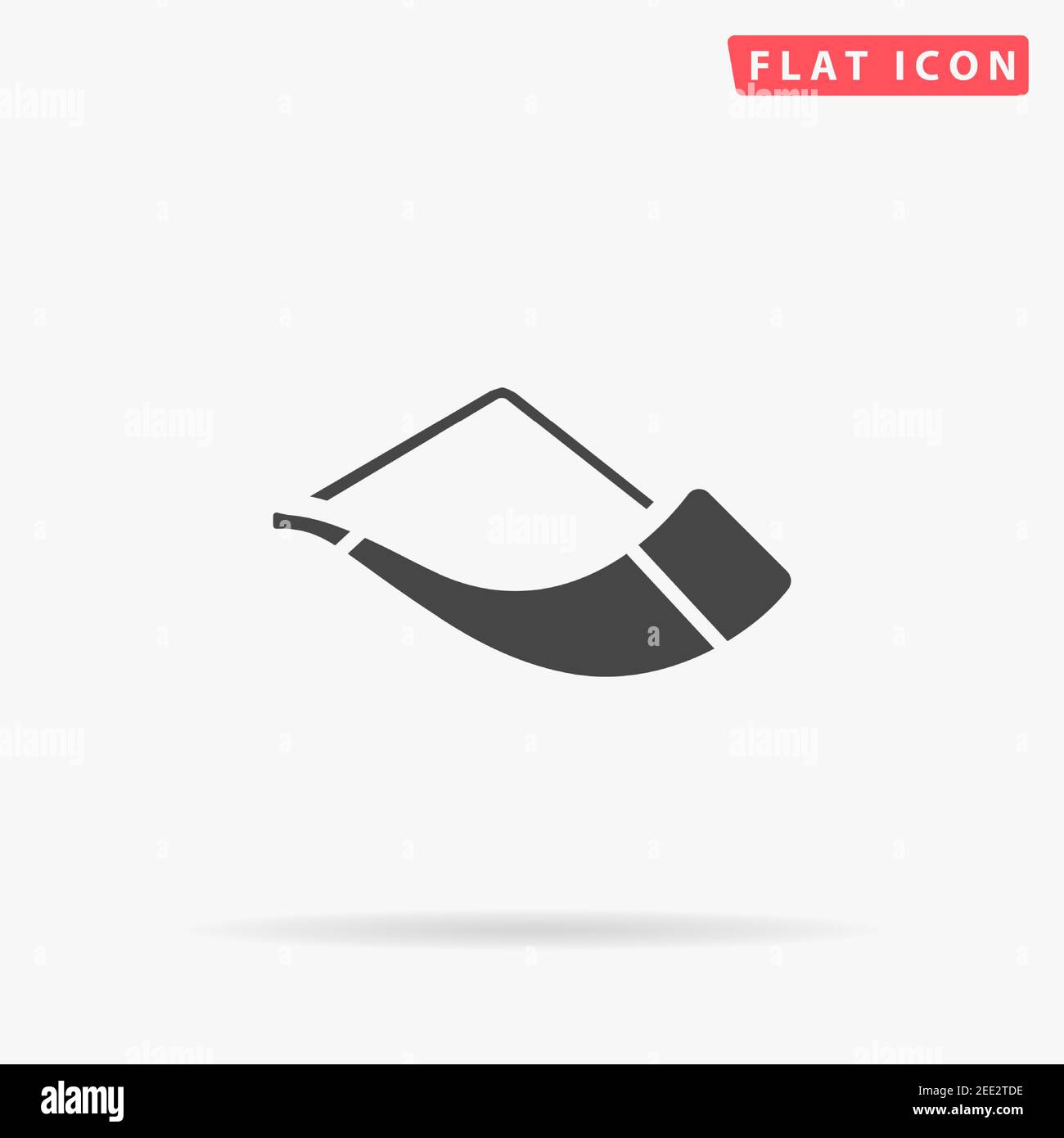 Georgian traditional wine drinking horn horn Stock Vector Images - Alamy