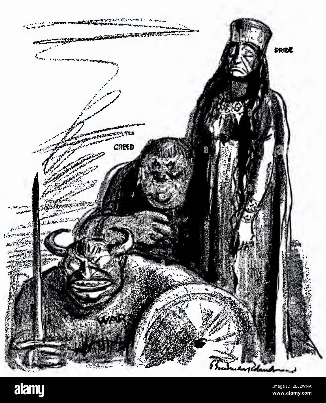 Greed cartoon hi-res stock photography and images - Alamy