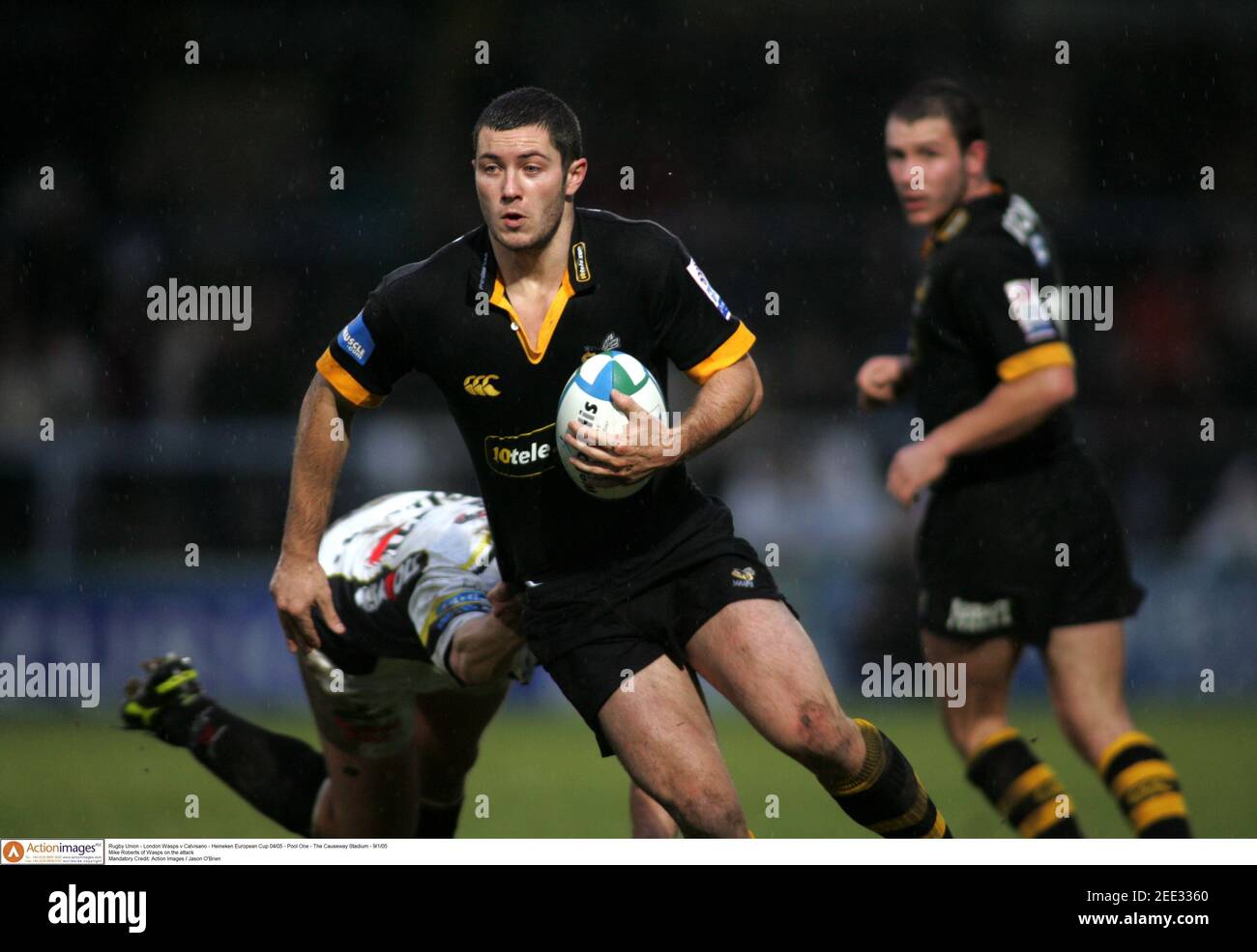 Rugby union heineken cup pool 1 london wasps v calvisano hi-res stock ...