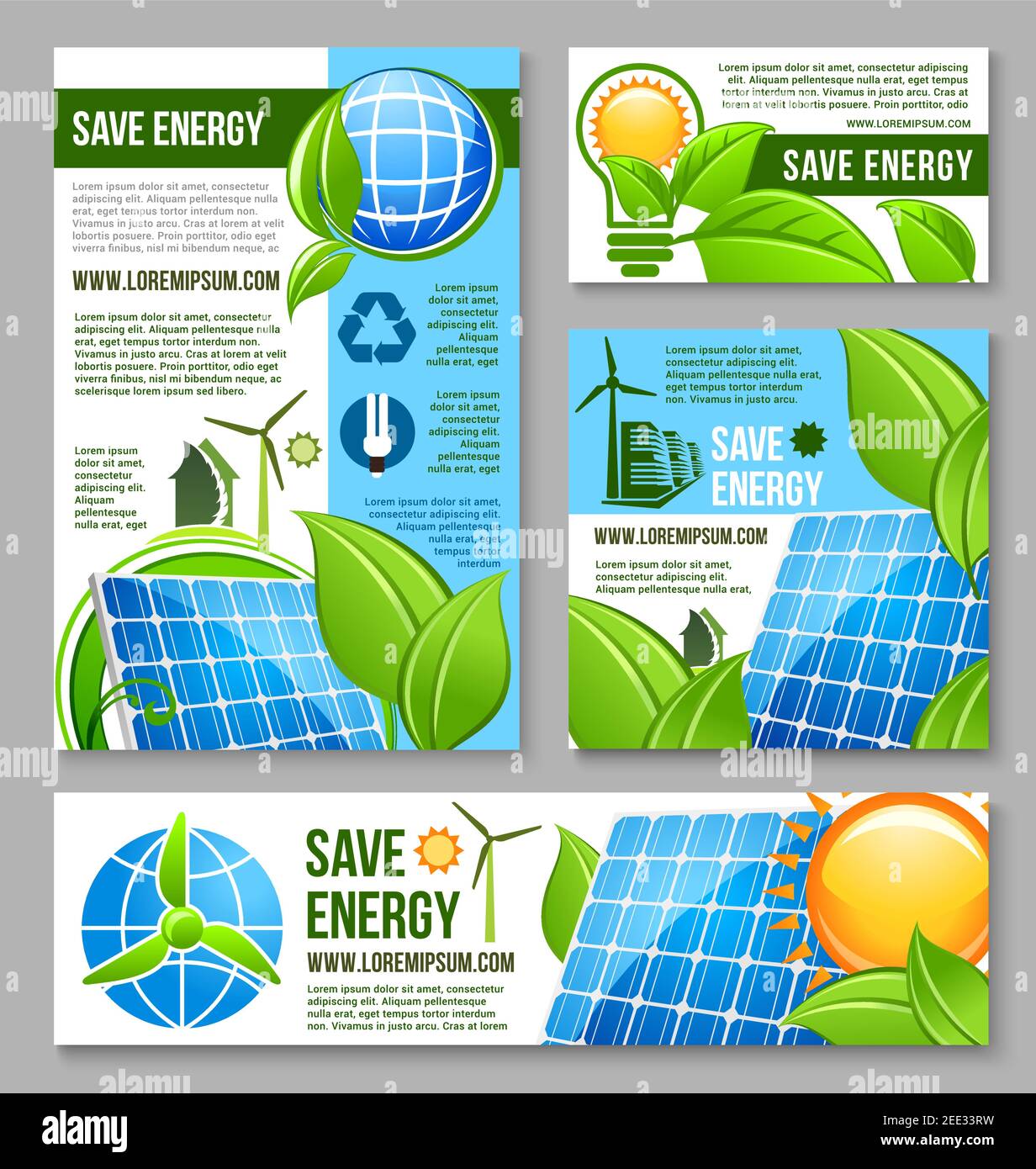 Saving Energy Banner Logo