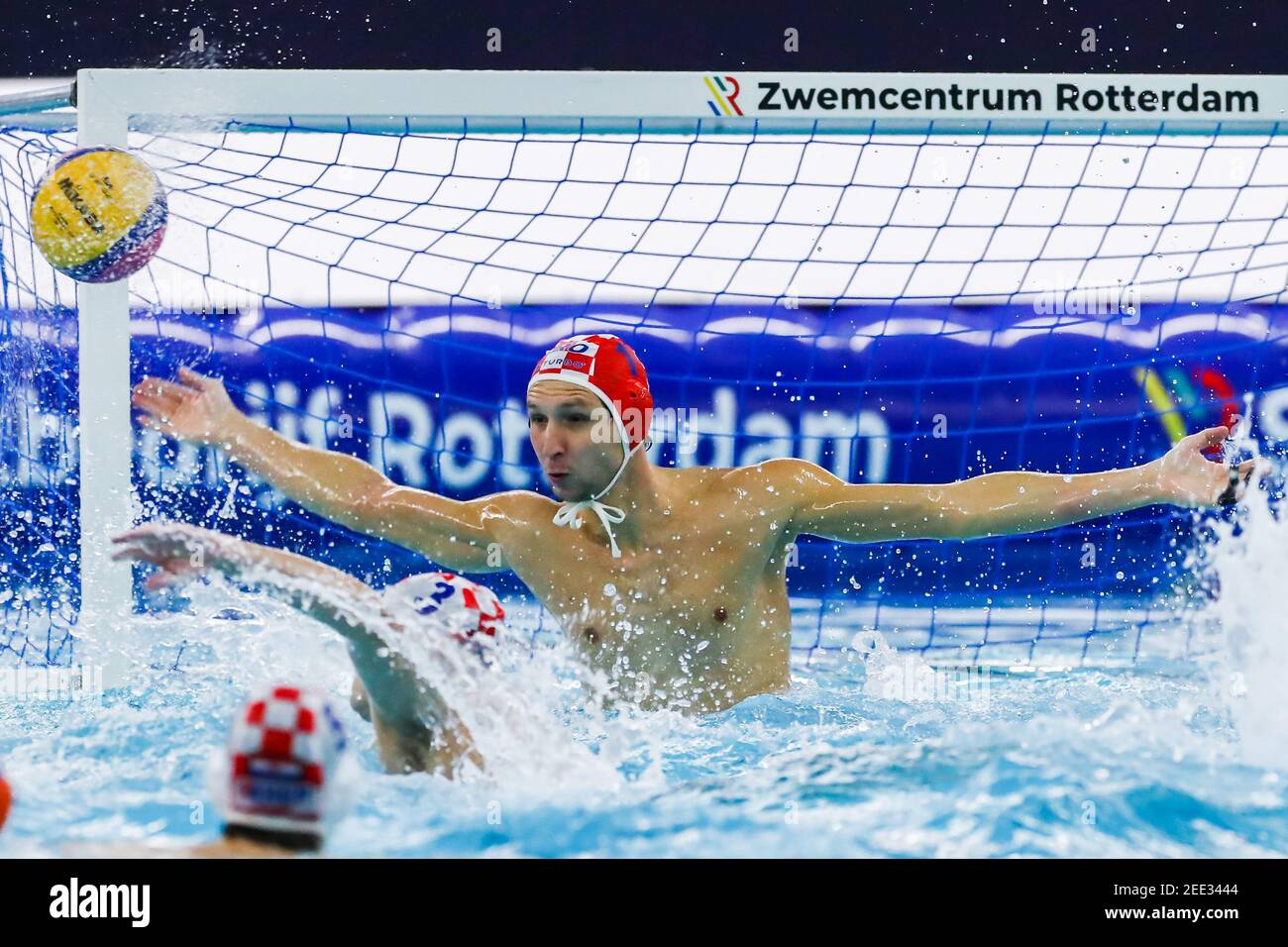 ROTTERDAM, NETHERLANDS - FEBRUARY 15: Marko Bijac of Croatia during the ...