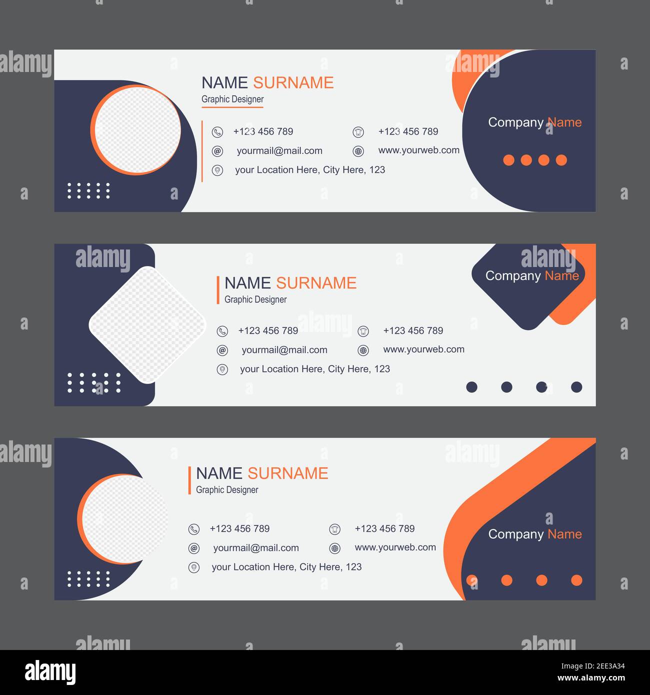 Email Signature Template Design For Professional Business idea Stock ... Email Signature Template Design For Professional Business idea Stock ...