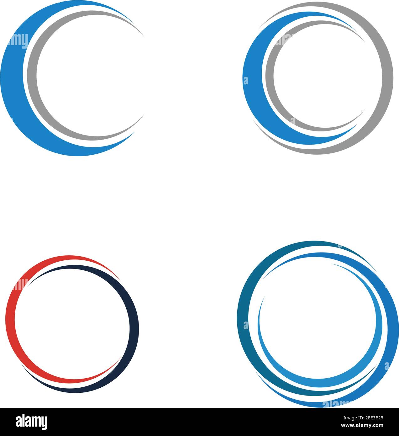 Circle logo icon illustration design template - Vector Stock Vector ...