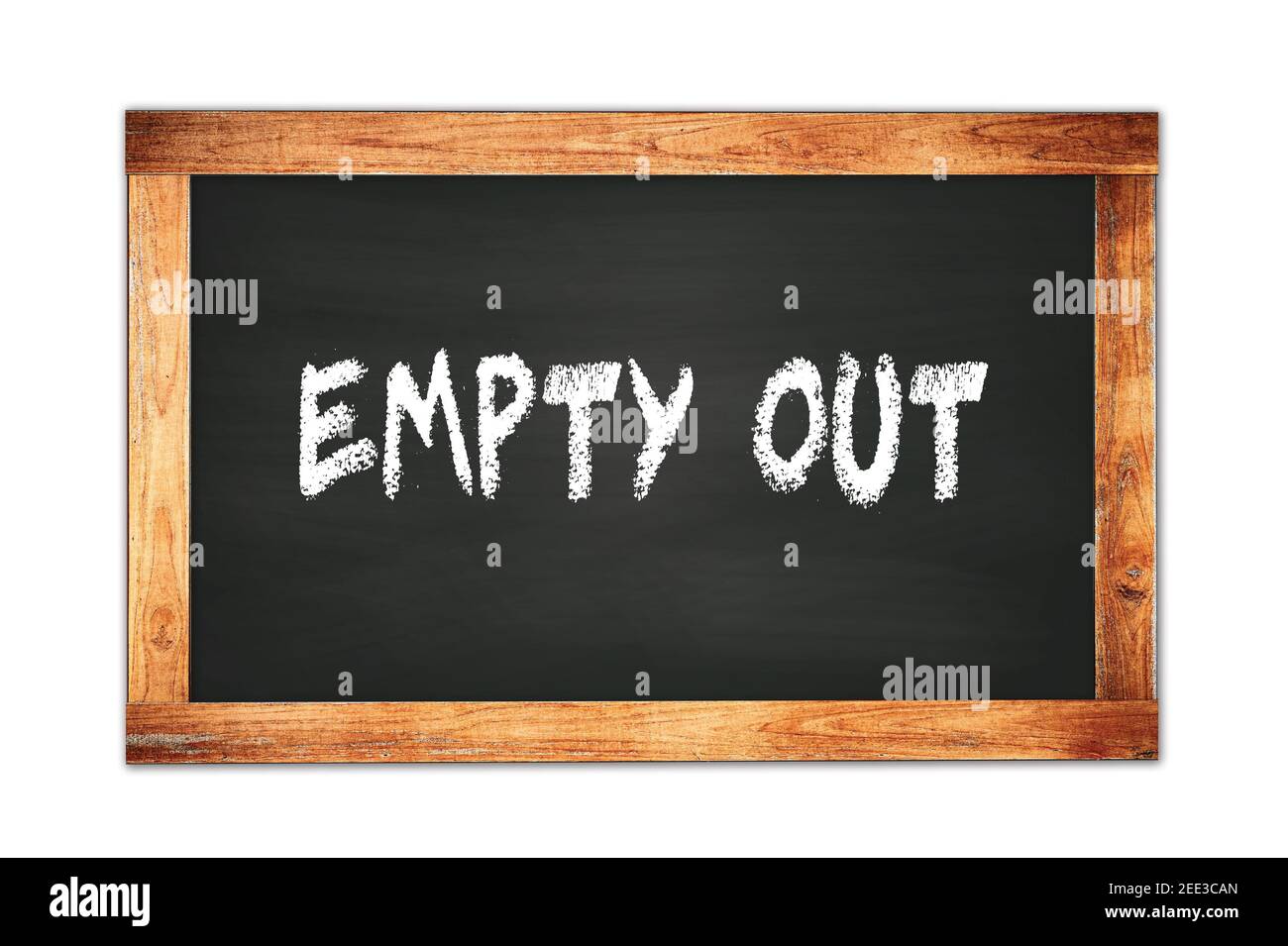 Empty out word Cut Out Stock Images & Pictures - Alamy