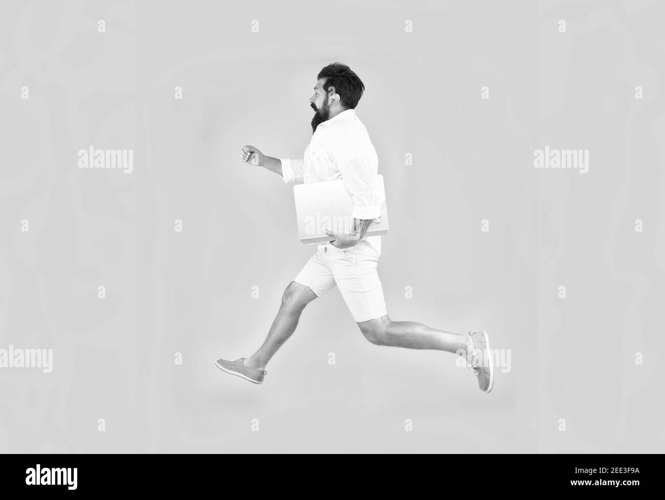 Virtual running Black and White Stock Photos & Images - Alamy