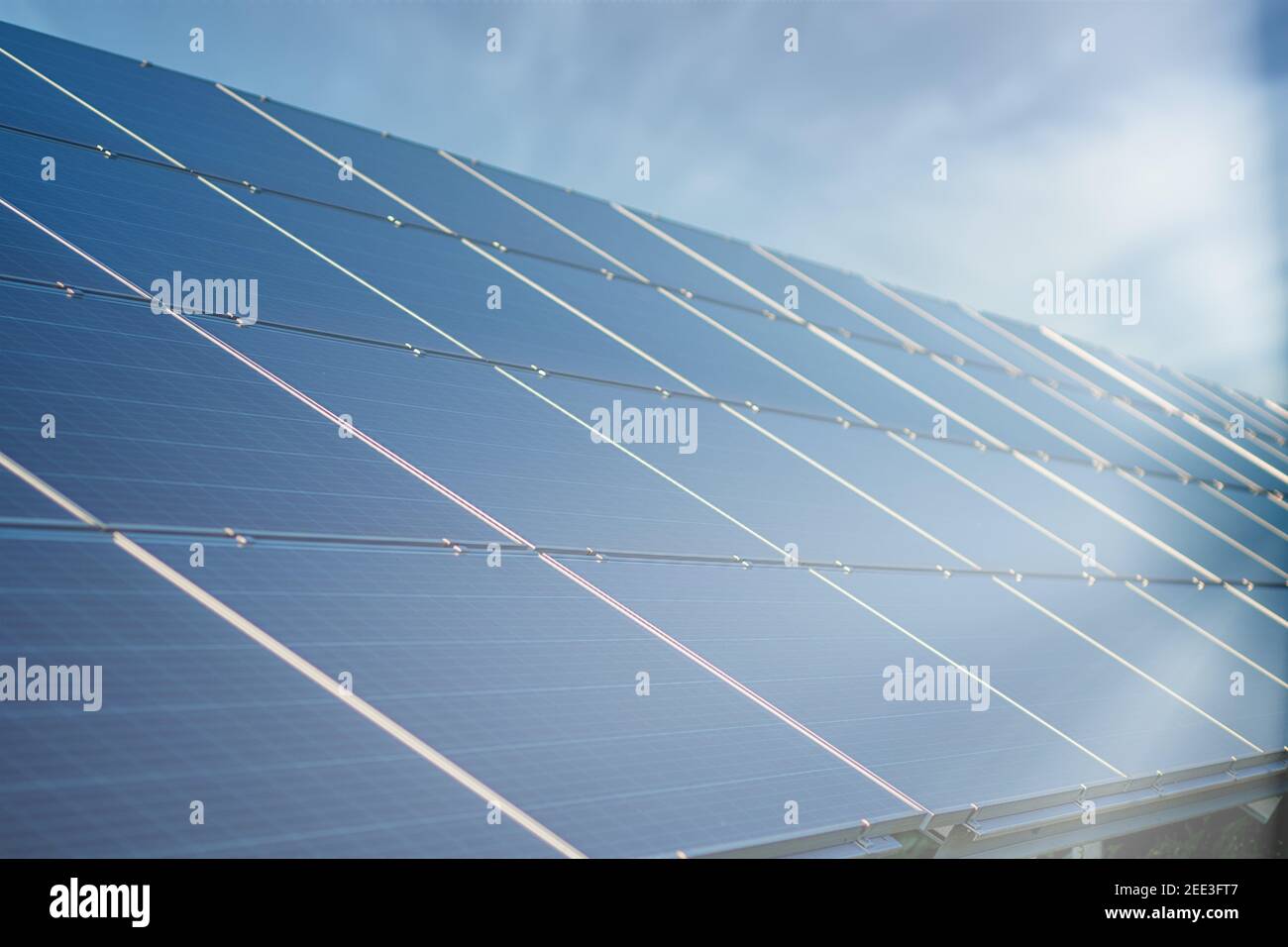 Aerial view solar panels stands hi-res stock photography and images - Alamy