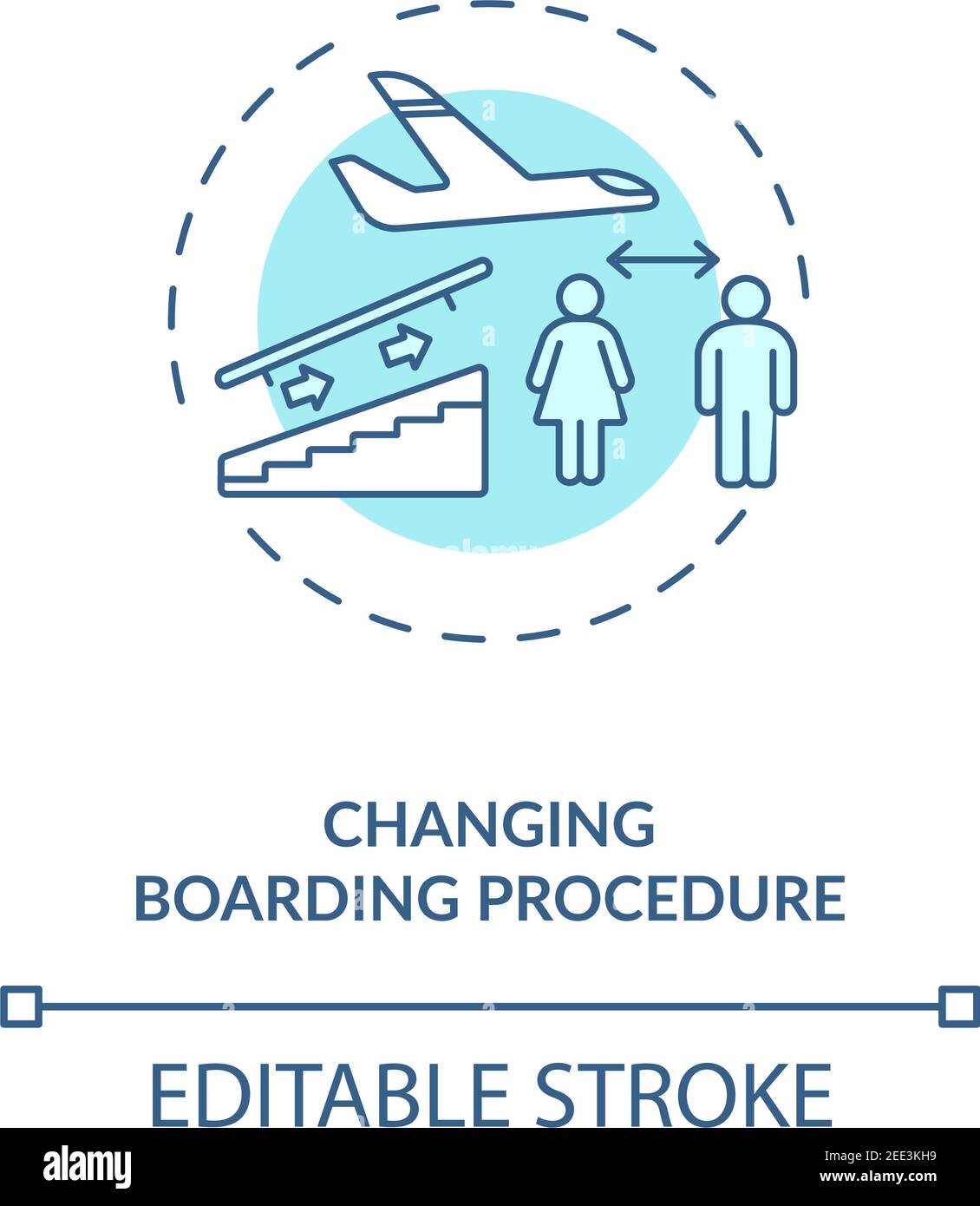 Boarding procedure Stock Vector Images - Alamy