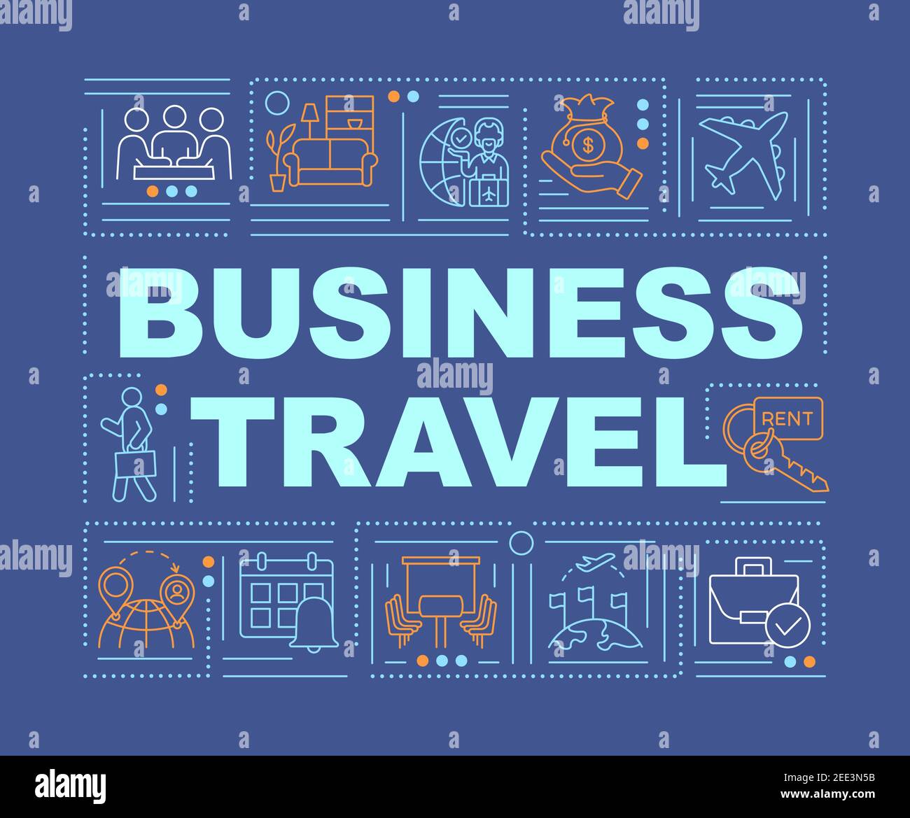 Business travel word concepts banner Stock Vector Image & Art - Alamy