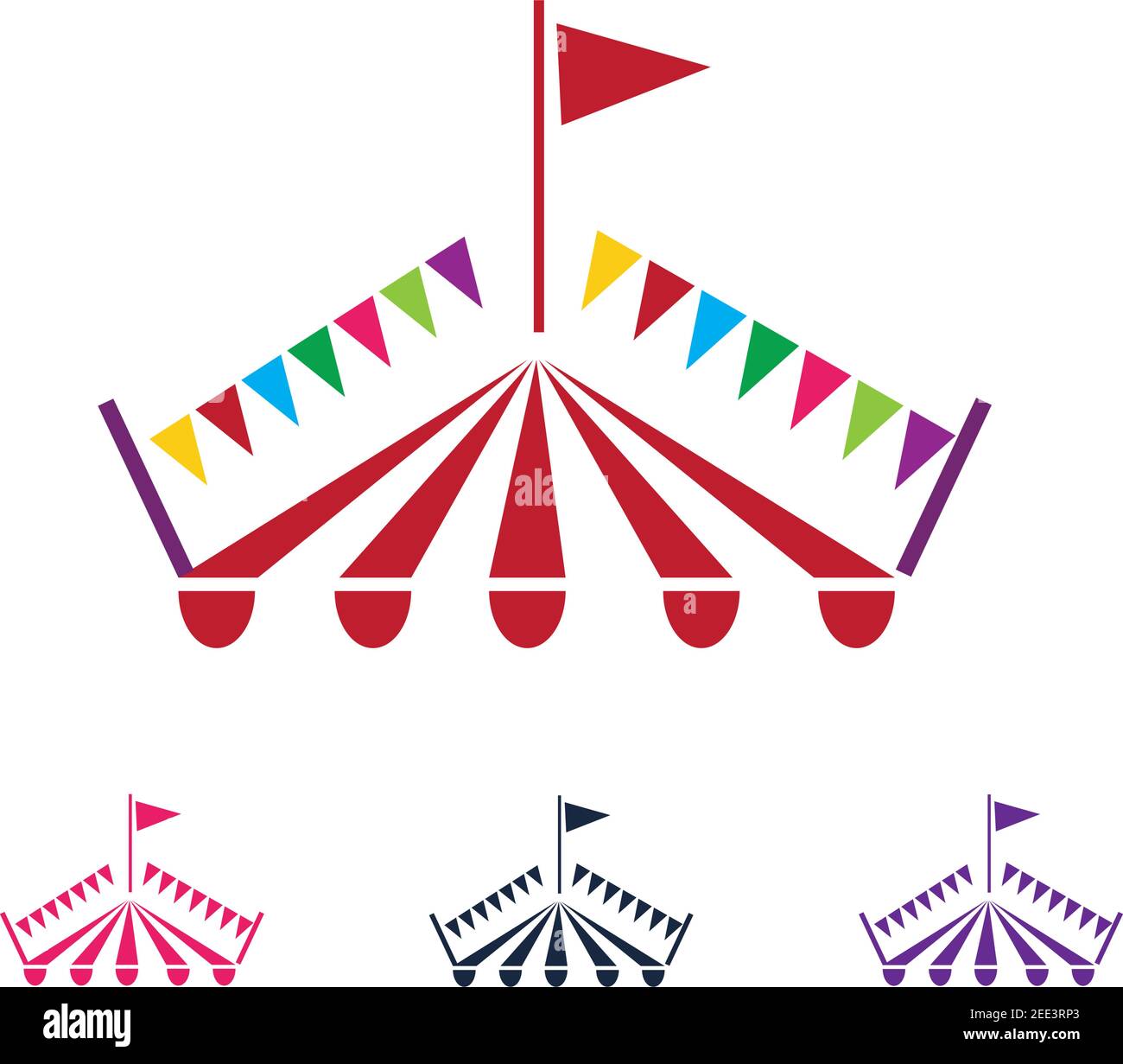 Circus vector illustration design logo emblems template Stock Vector ...