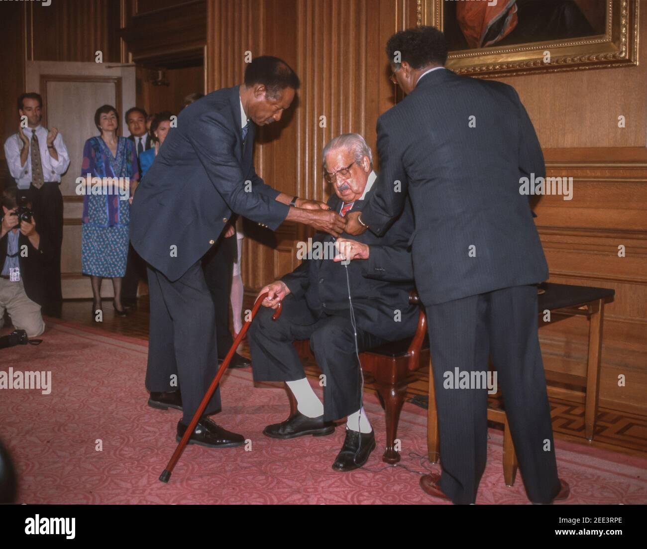 WASHINGTON, DC, USA, JUNE 28, 1991 - Supreme Court Justice Thurgood ...