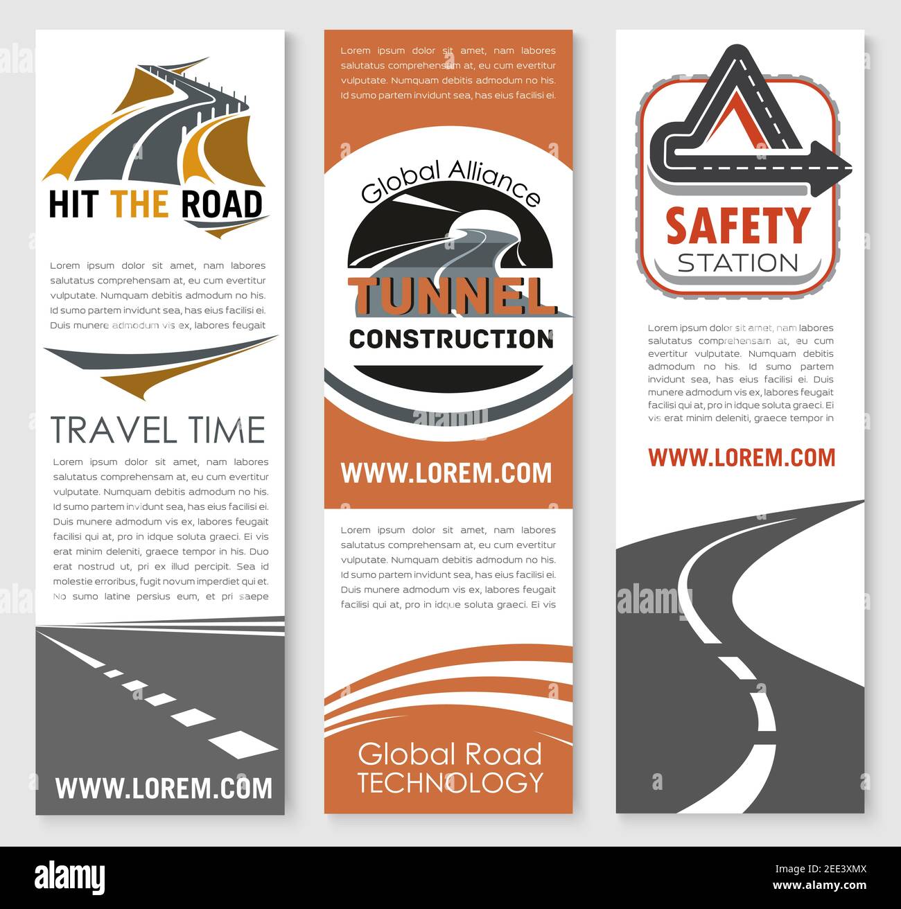 Vertical motorway Stock Vector Images - Alamy