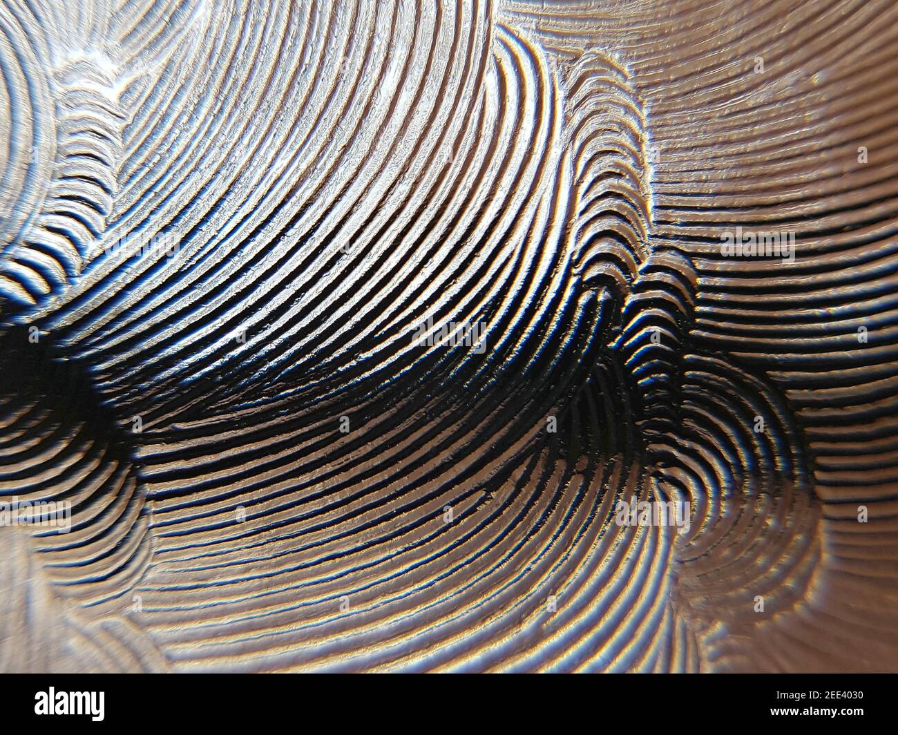 Interesting interference patterns created by light on ground glass and ...
