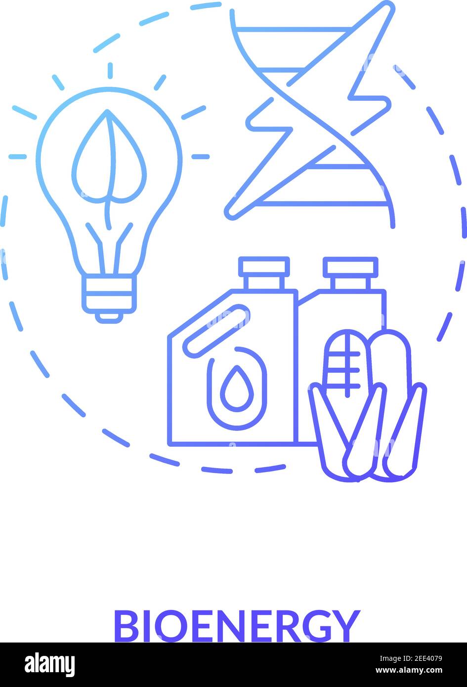 Biomass renewable energy source concept icon Stock Vector Image & Art ...