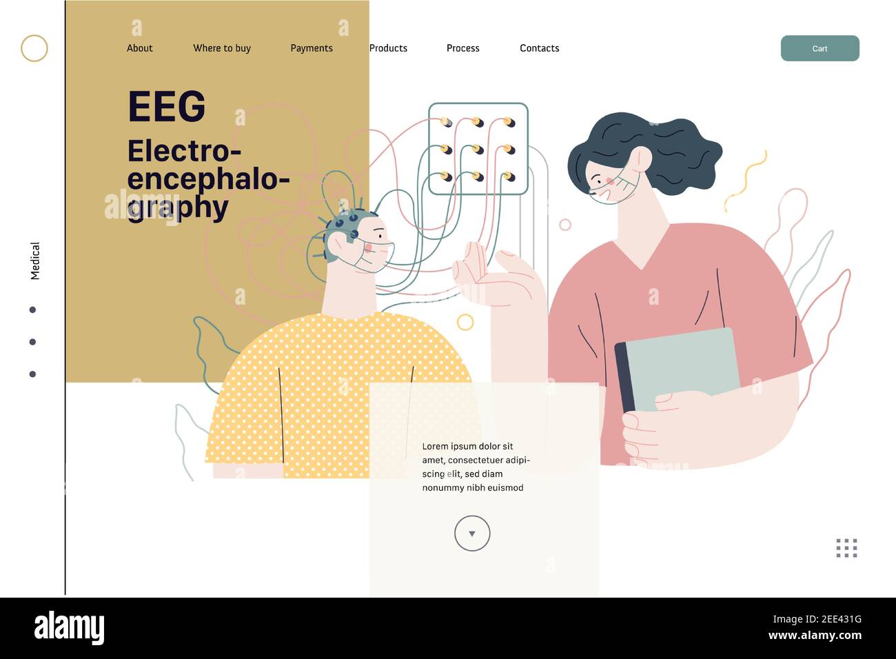 Woman eeg Cut Out Stock Images & Pictures - Alamy