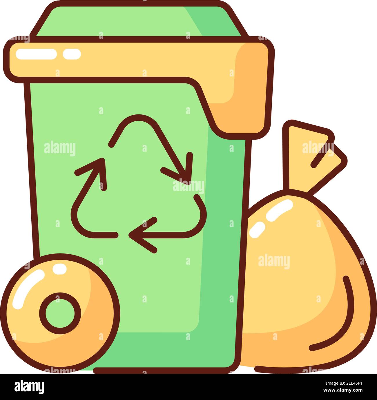 Residential waste collection RGB color icon Stock Vector Image & Art ... Residential waste collection RGB color icon Stock Vector Image & Art ...