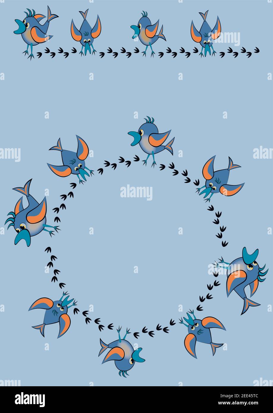 Leave your footprints Stock Vector Images - Alamy