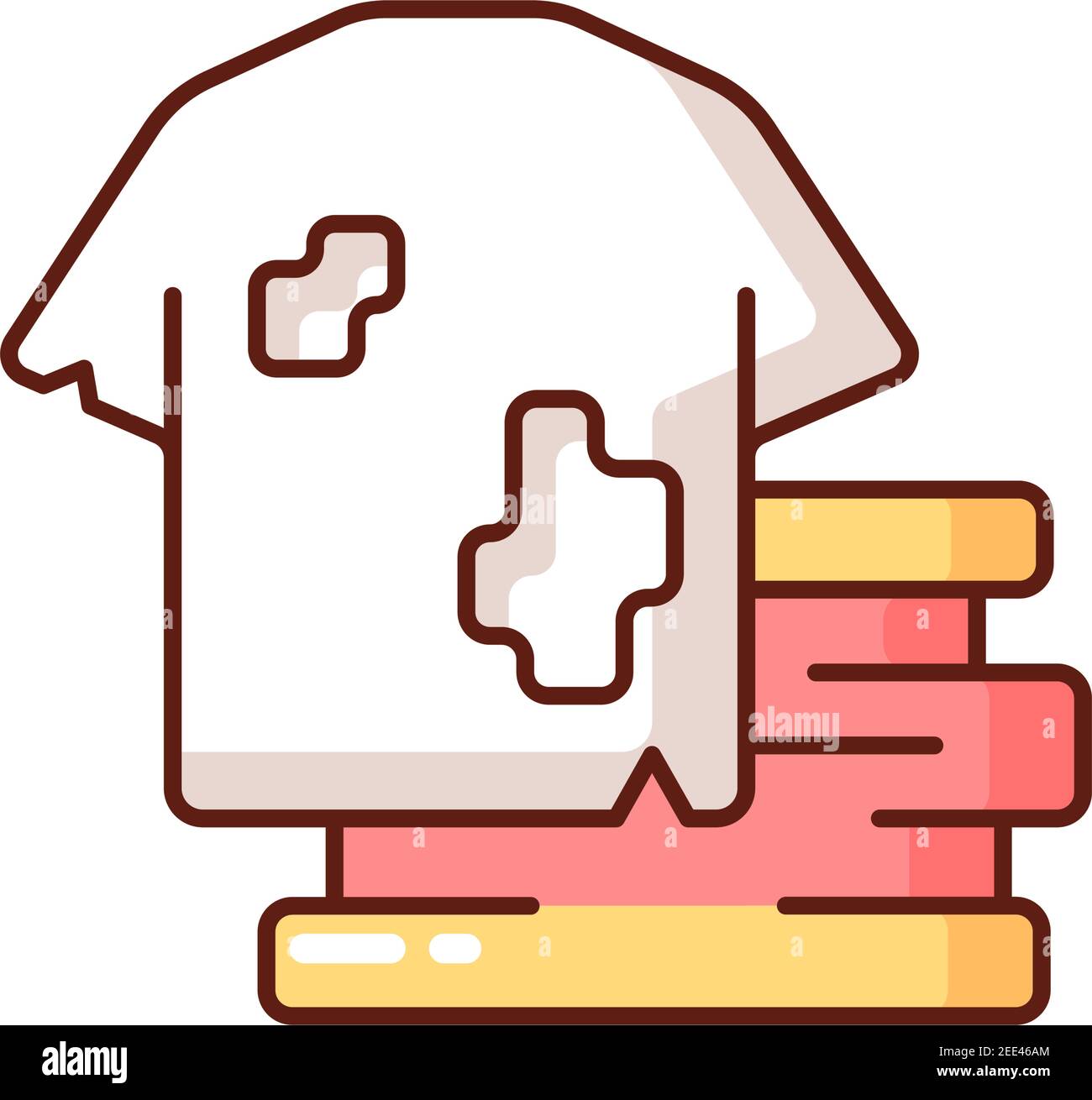 Textile waste RGB color icon Stock Vector Image & Art - Alamy