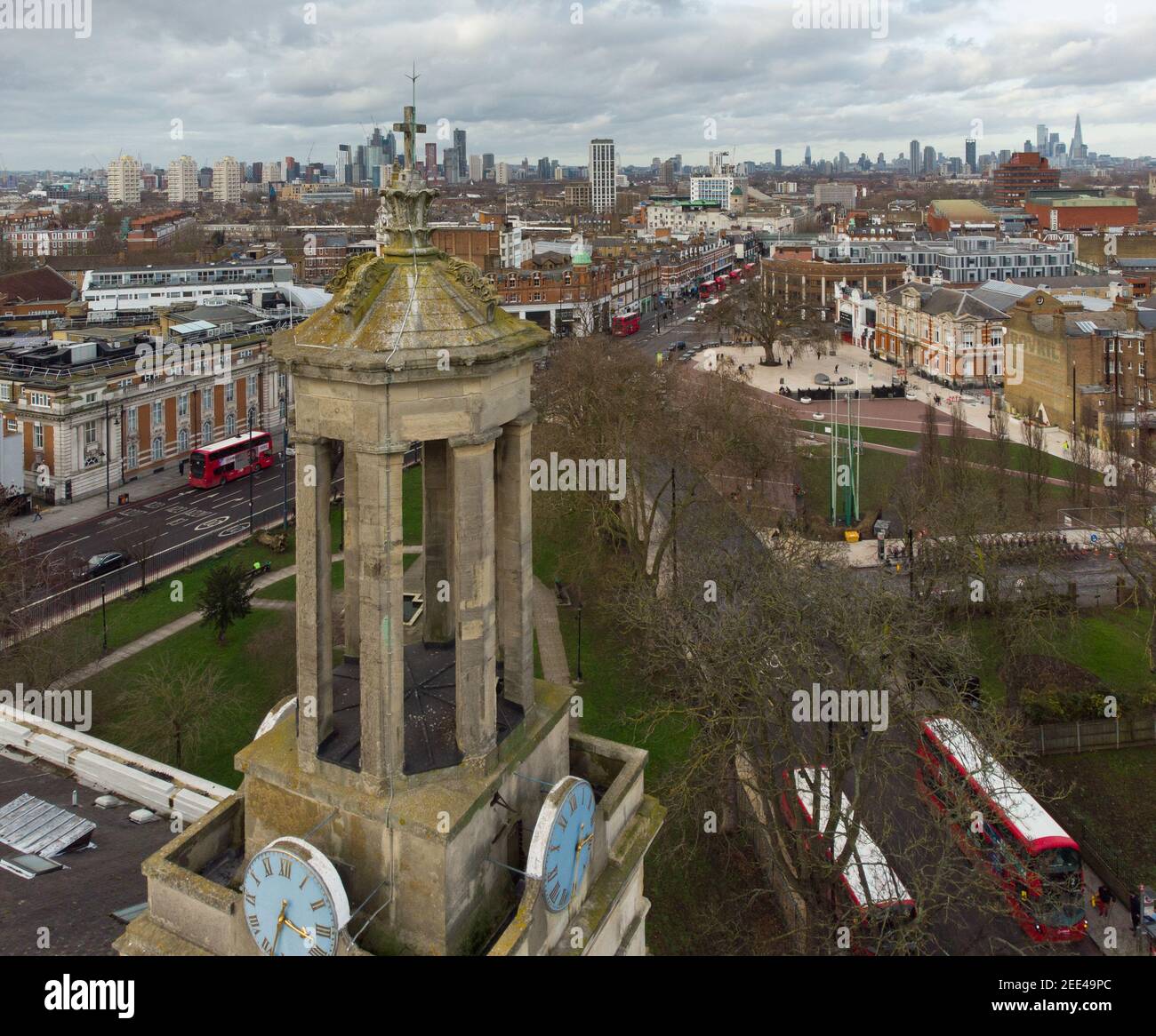 Saint Matthew's Church Brixton, south London, Lambeth, England Stock ...