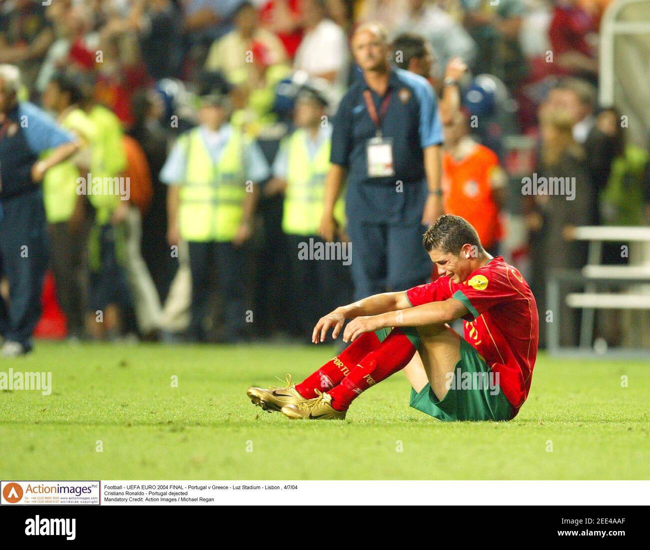 Cristiano ronaldo portugal 2004 greece hi-res stock photography and ...