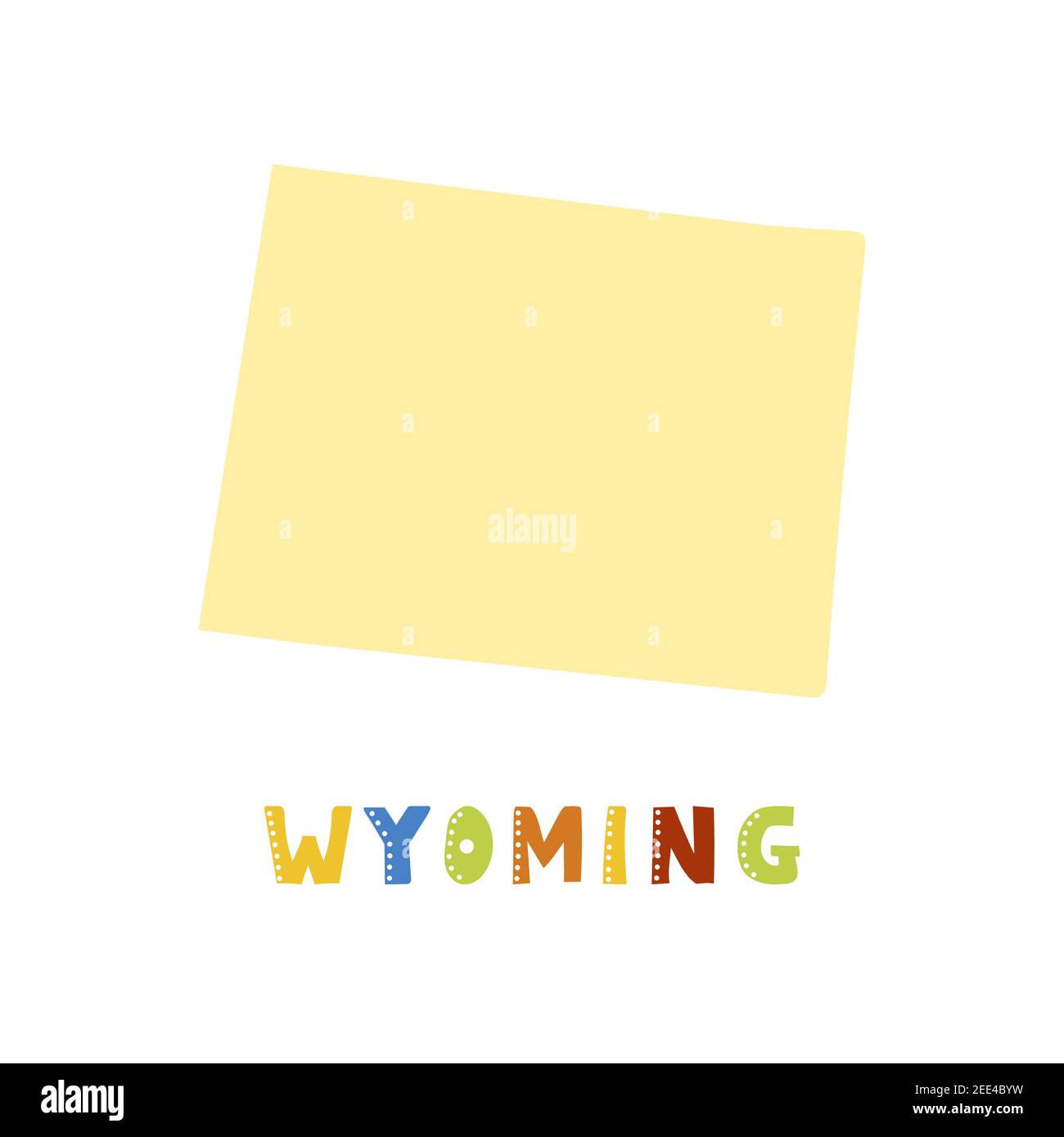 Map of cheyenne wyoming Stock Vector Images - Alamy
