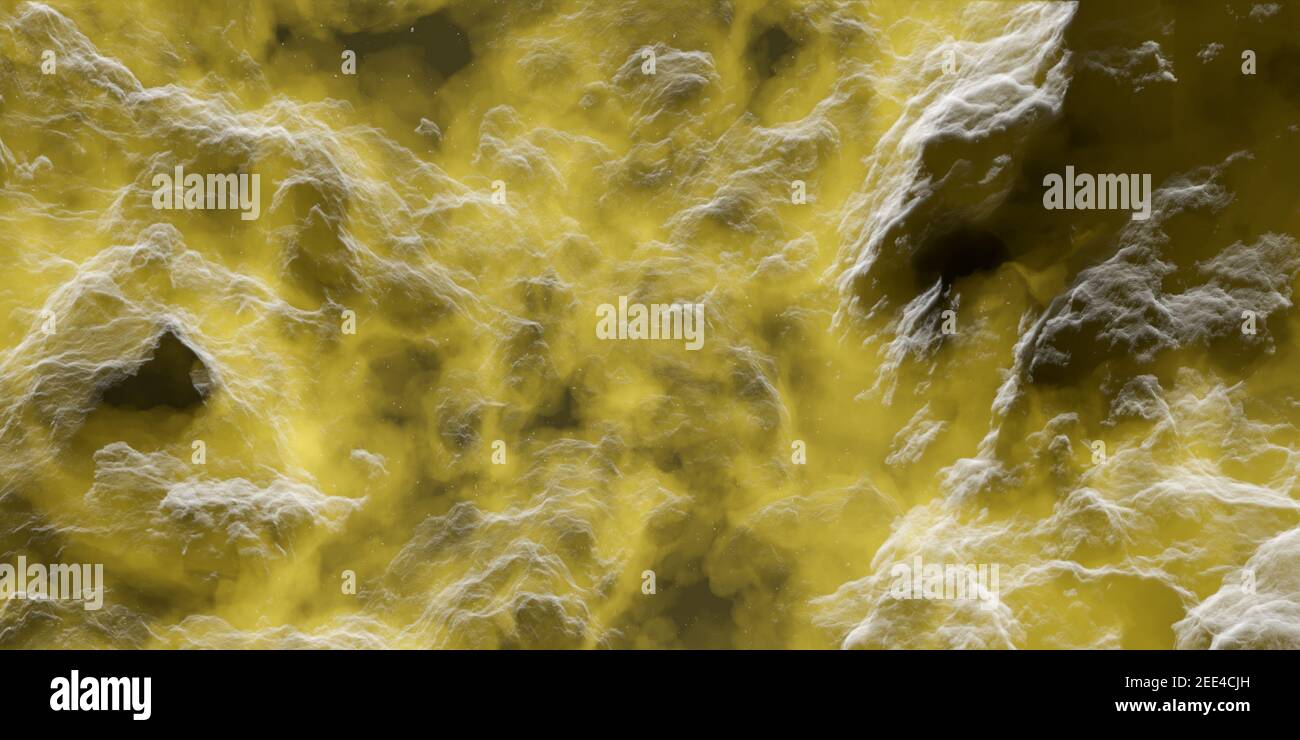 abstract background of yellow volumetric nebula volumetric nebula with ...