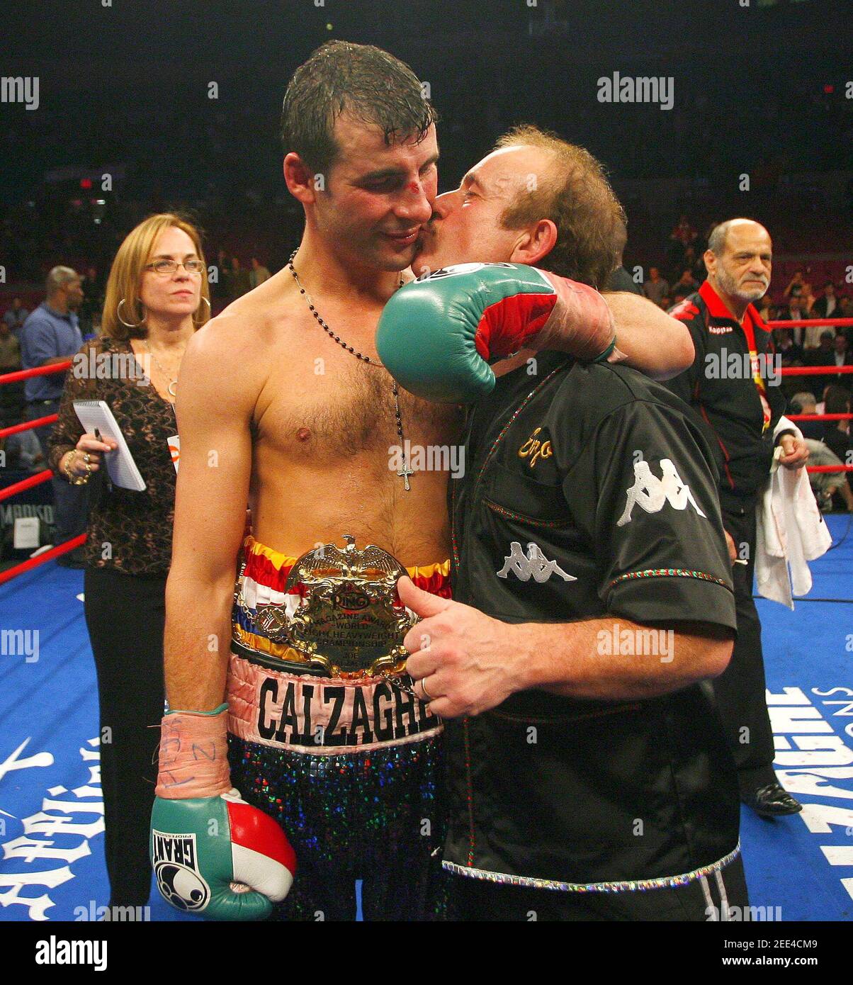With his father and trainer enzo hi-res stock photography and images ...