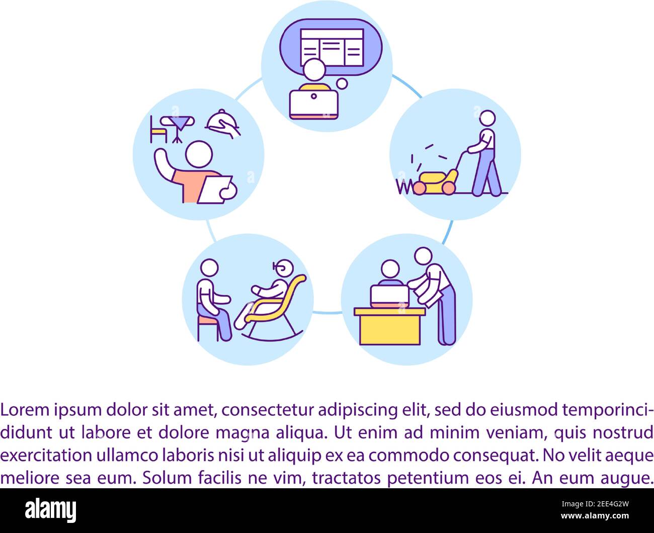 Part time job concept icon with text Stock Vector Image & Art - Alamy