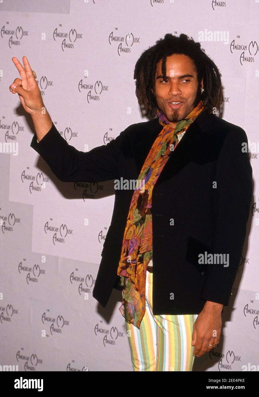Lenny Kravitz at the 17th Annual American Music Awards January 22, 1990 ...