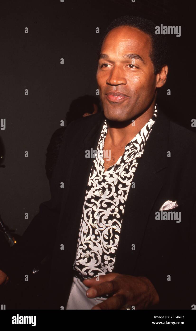 O. J. Simpson. Credit: Ralph Dominguez/MediaPunch Stock Photo - Alamy