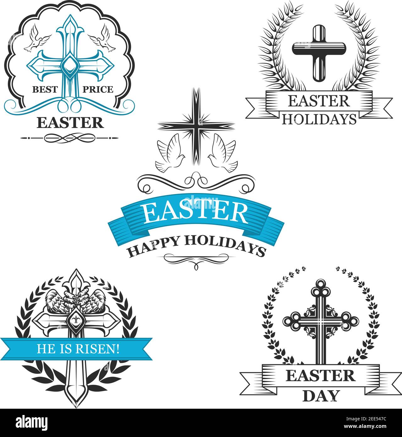 Happy eas Stock Vector Images - Alamy