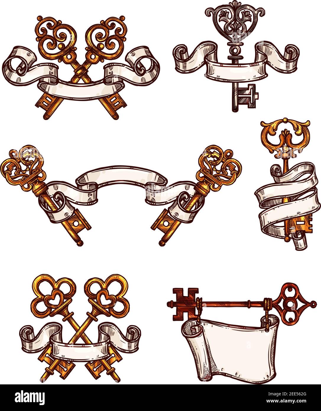 heraldic key