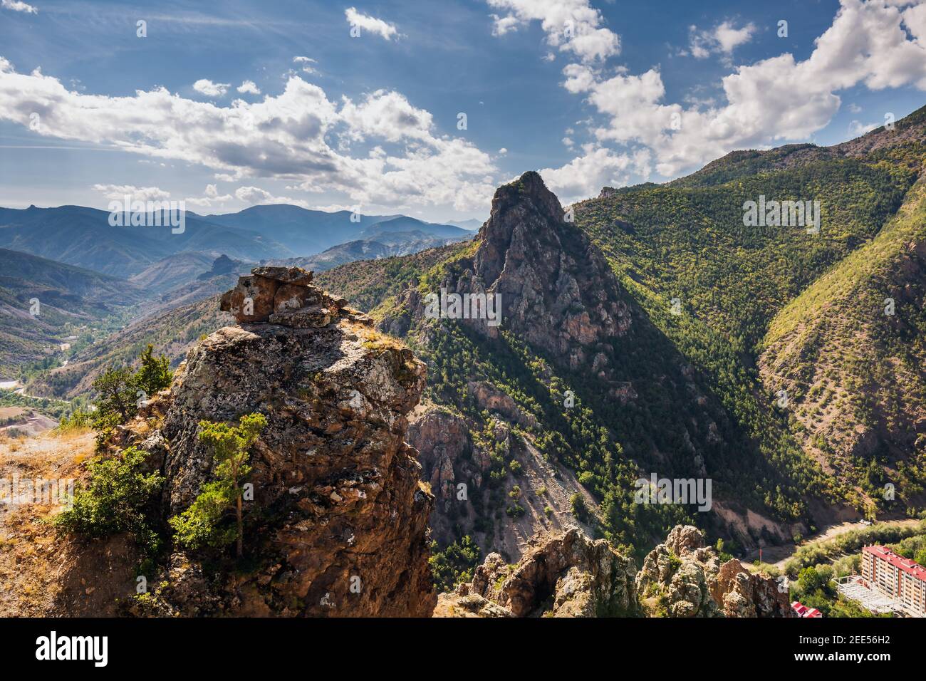 Torul Casle Glass Observation Terrace Stock Photo - Alamy