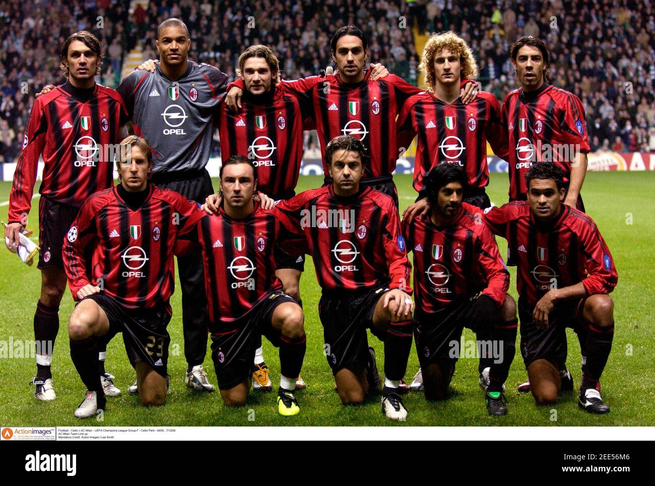 Ac Milan Team Group Line Up High Resolution Stock Photography and ...