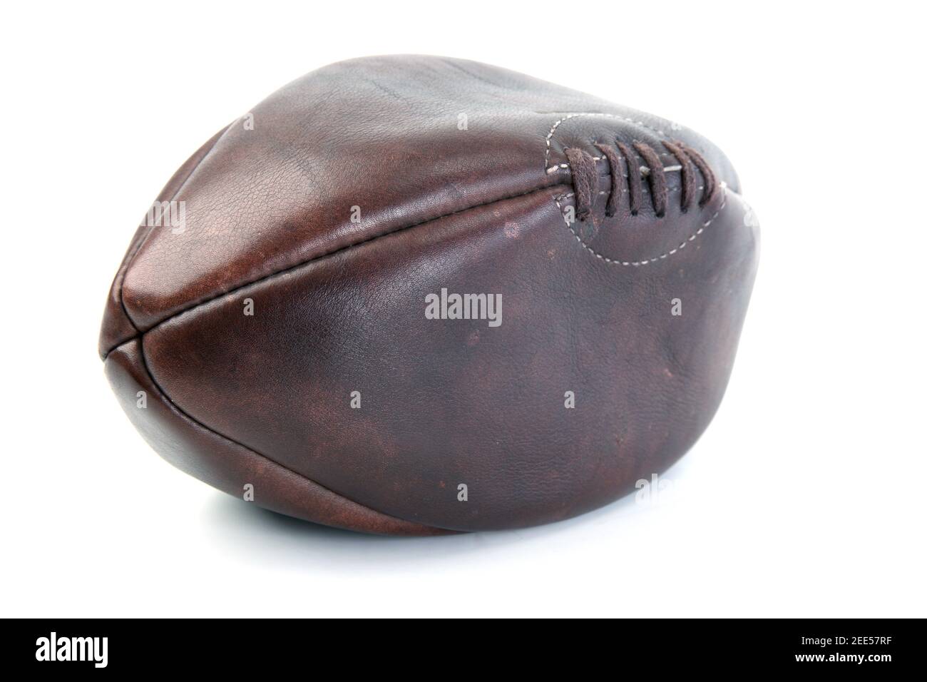 Old American Football Ball Stock Photo - Alamy