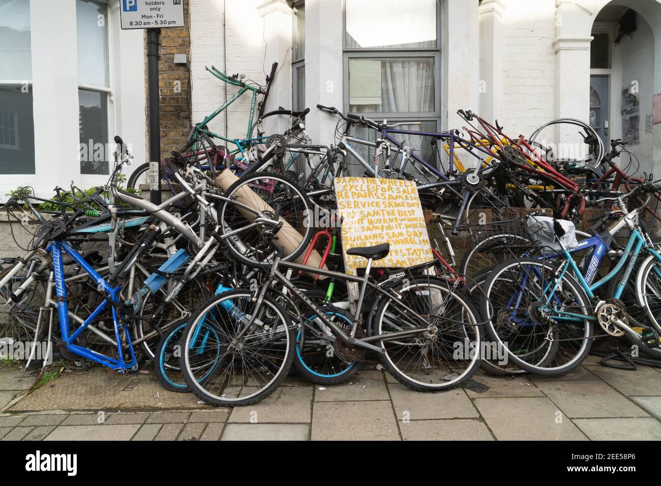 Sam The Wheels, Brixton and Herne Hill, South London, England Stock ...