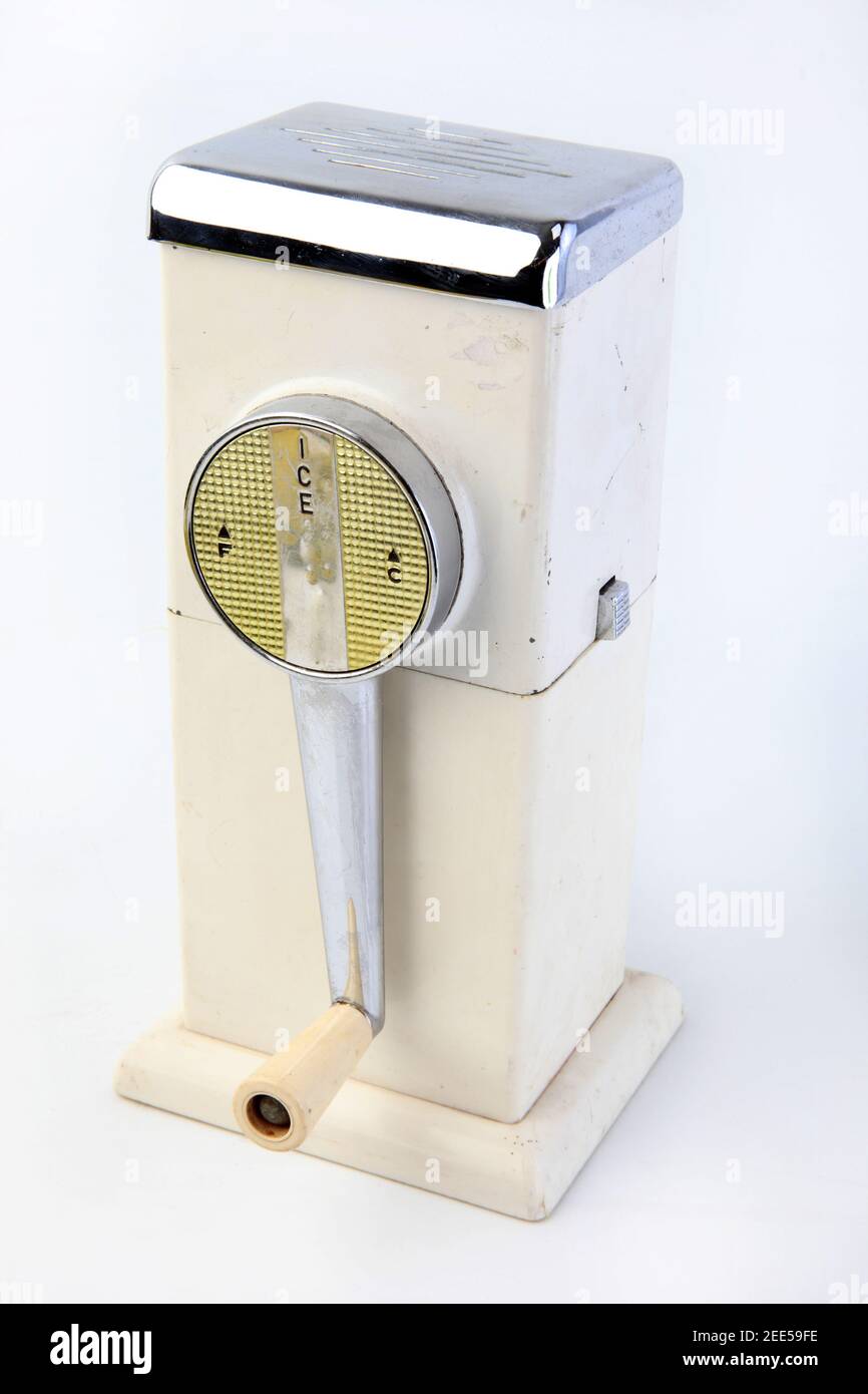 vintage ice crusher Stock Photo - Alamy
