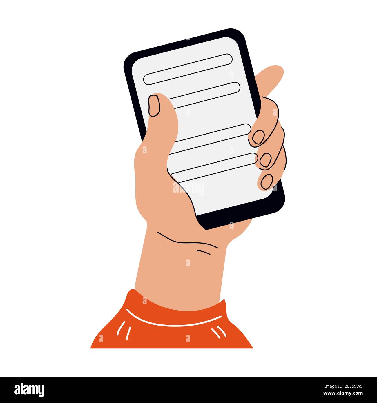 Cartoon touchpad Cut Out Stock Images & Pictures - Alamy