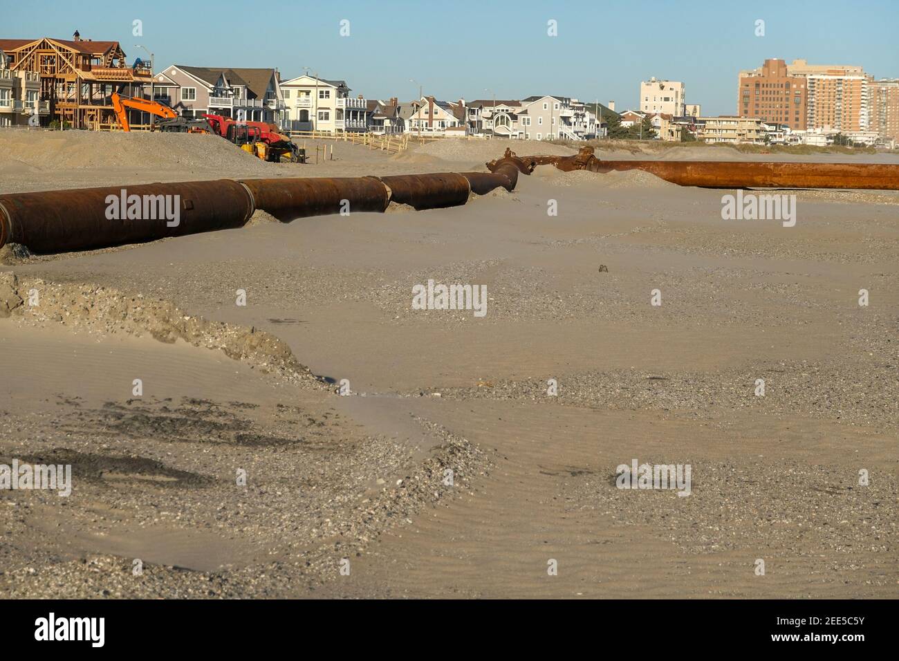Sand transport pipeline hi-res stock photography and images - Alamy