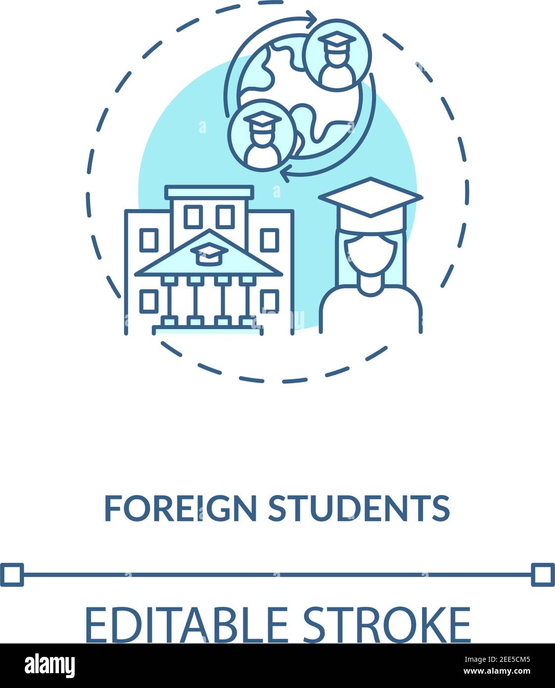 Exchange of students Stock Vector Images - Alamy