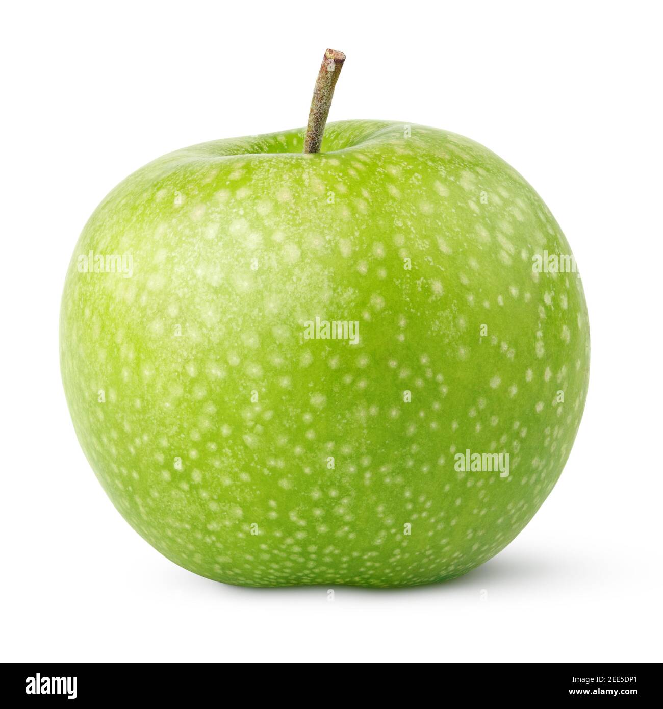 Ripe green apple isolated on a white background with clipping path ...