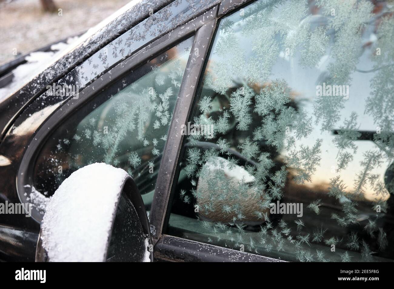 Iced glass texture hi-res stock photography and images - Alamy