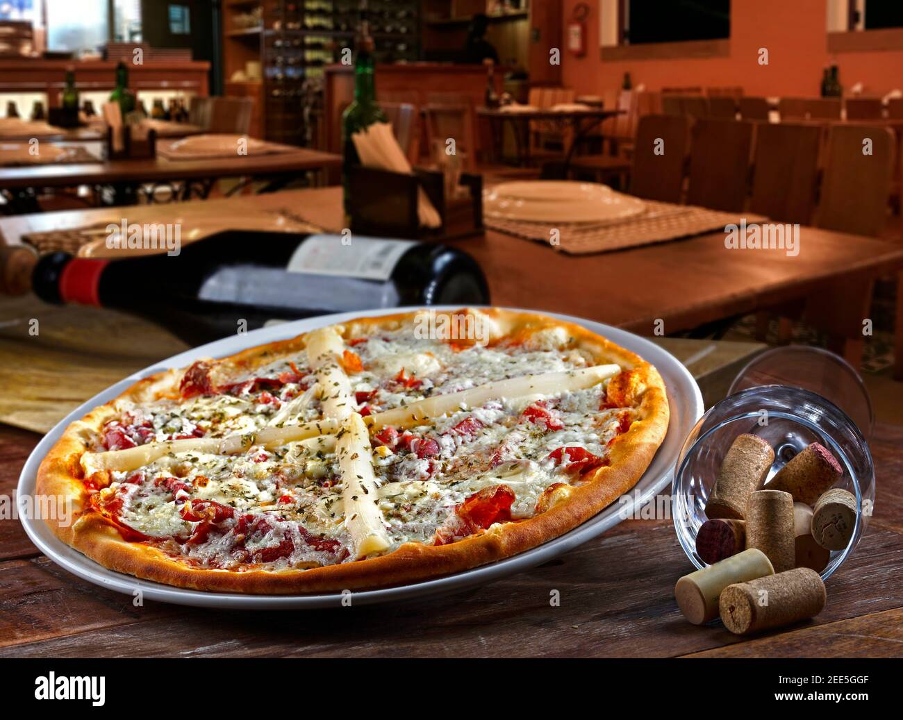 Delicious roast pizza Stock Photo - Alamy
