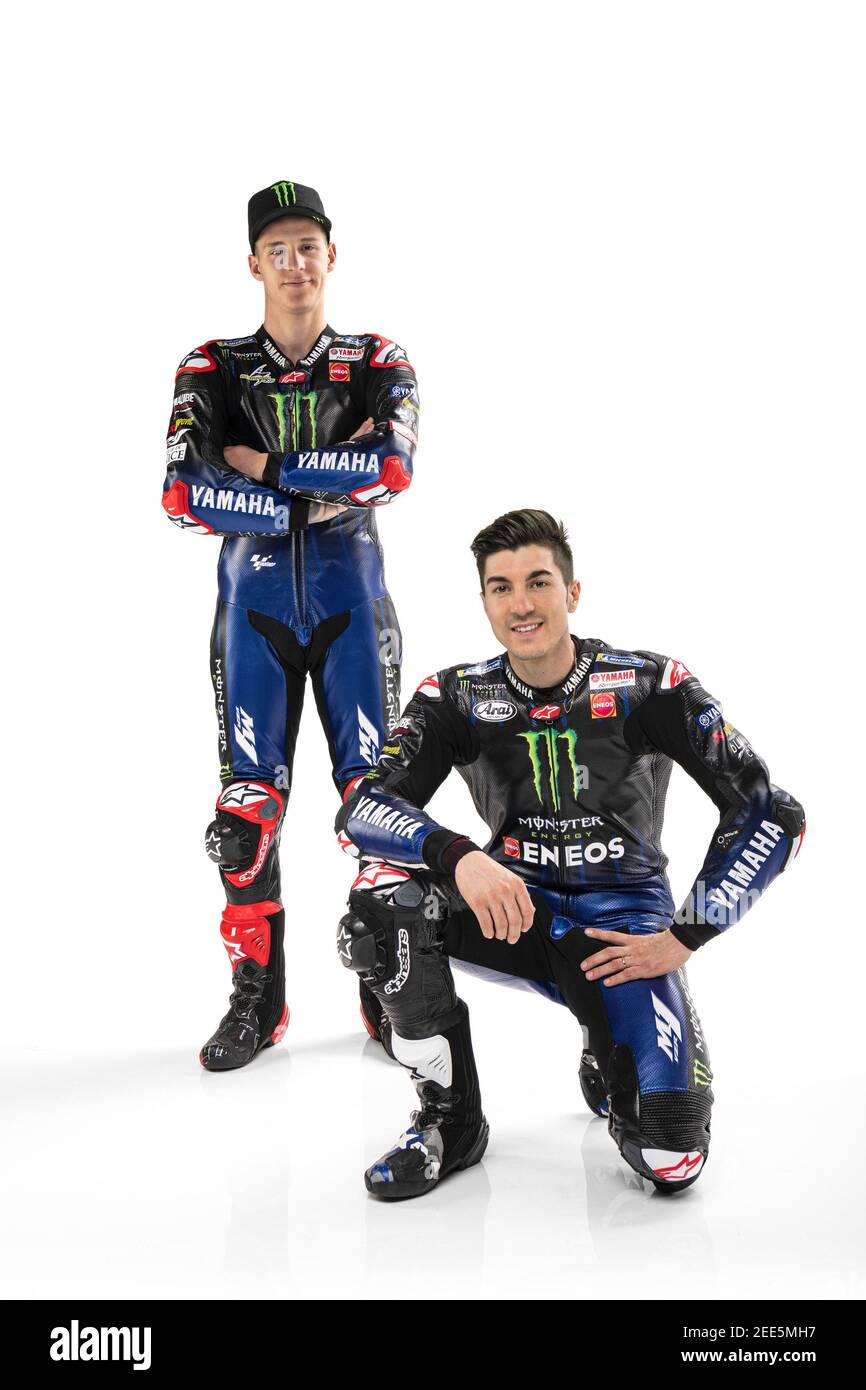 Fabio Quartararo , Maverick Vinales 25/01/2021 Yamaha YZR M1 Photo ...