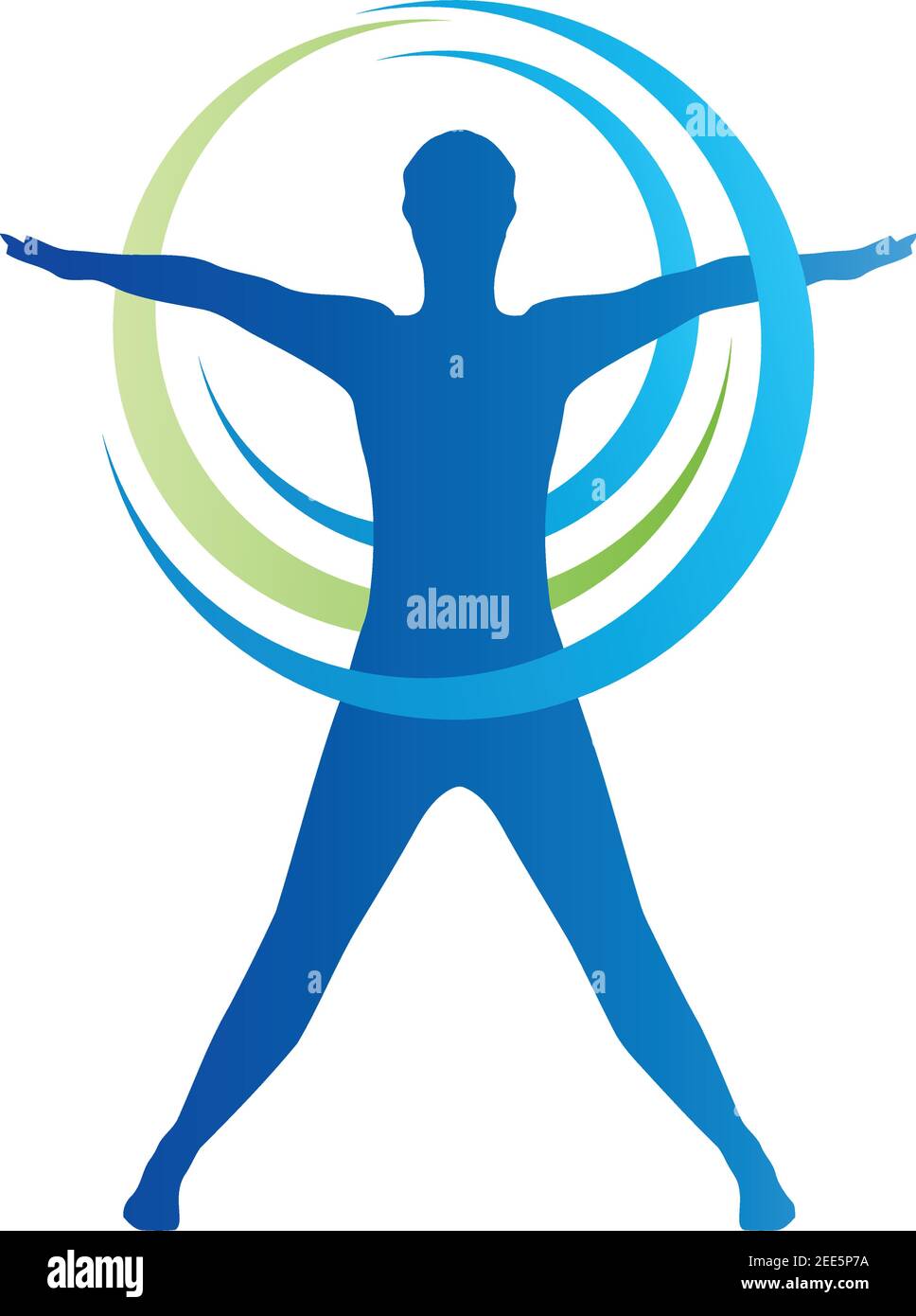 Moving Person, Fitness and Health Logo Stock Vector Image & Art - Alamy