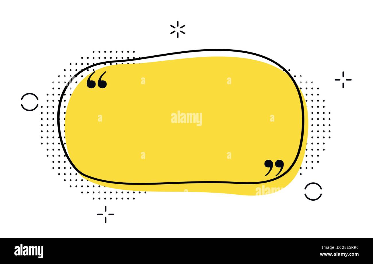 Vector illustration of typography design. Remark quote text box poster ...