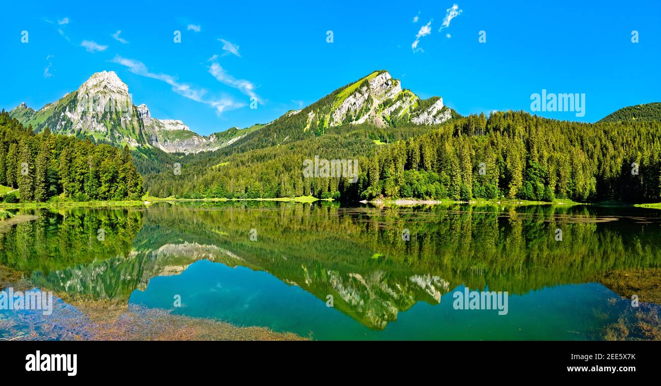 Amazing swiss mountain scene hi-res stock photography and images - Alamy