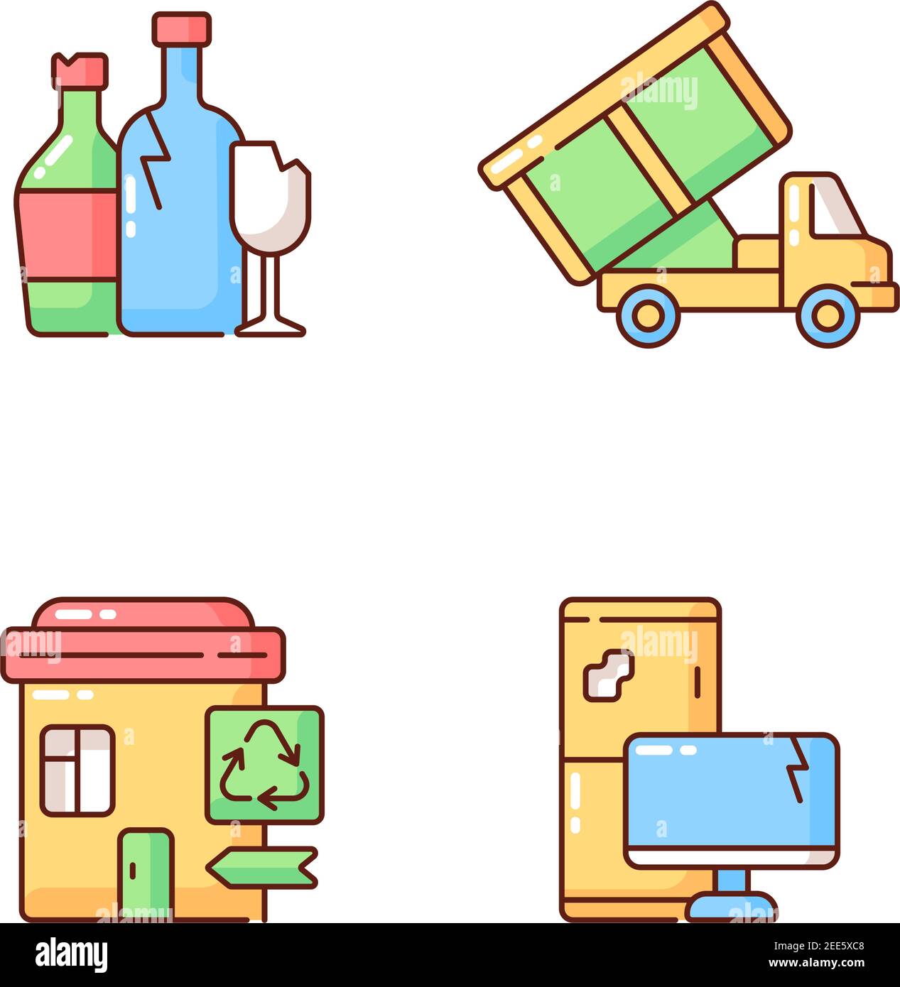 Garbage management RGB color icons set Stock Vector Image & Art - Alamy Garbage management RGB color icons set Stock Vector Image & Art - Alamy