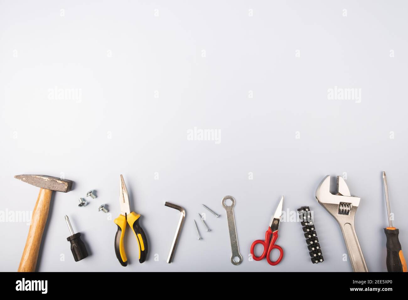 Light blue workwear hi-res stock photography and images - Alamy
