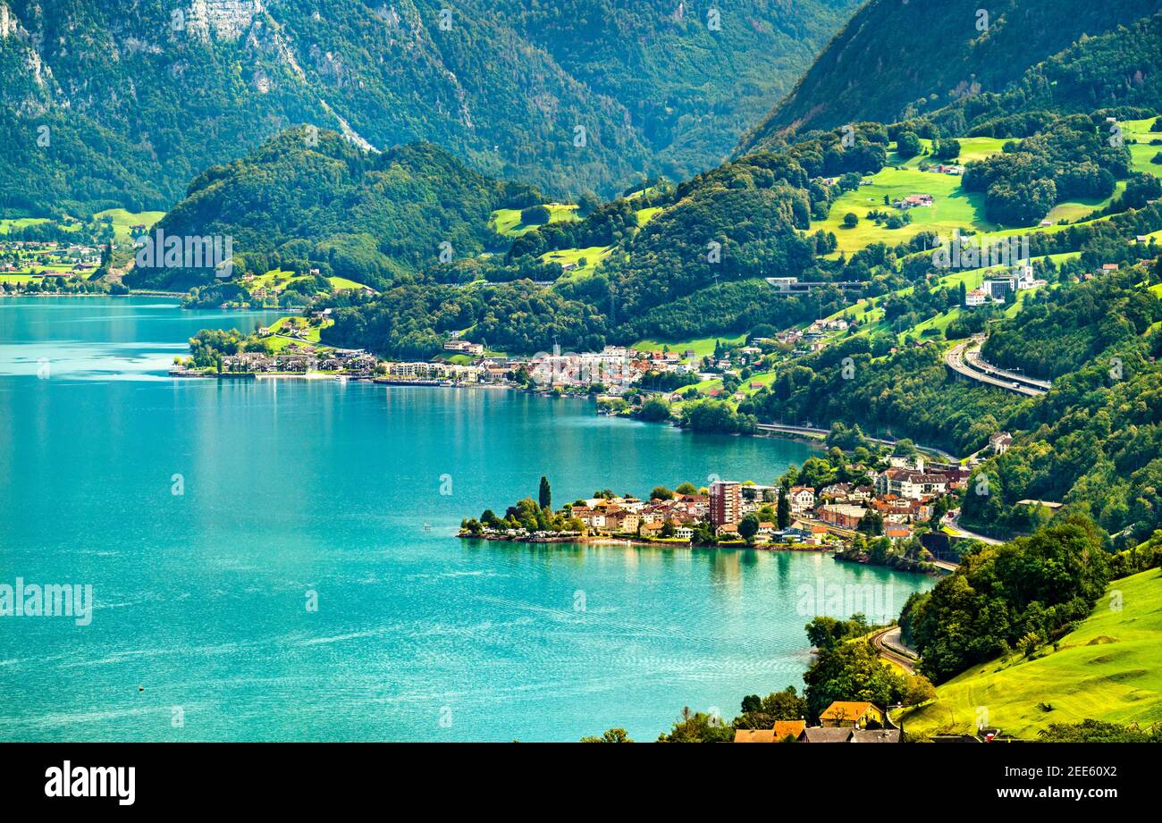 Walensee Lake in Switzerland Stock Photo - Alamy